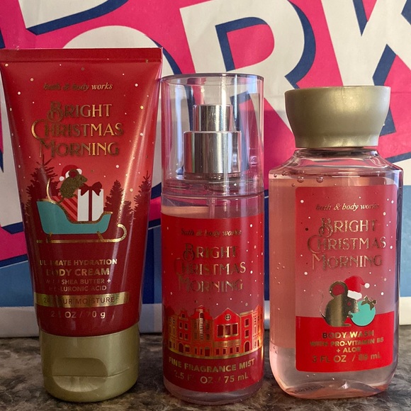 Bath & Body Works | Bath & Body | Bath Body Works Bright Christmas Morning Mini Set | Poshmark
